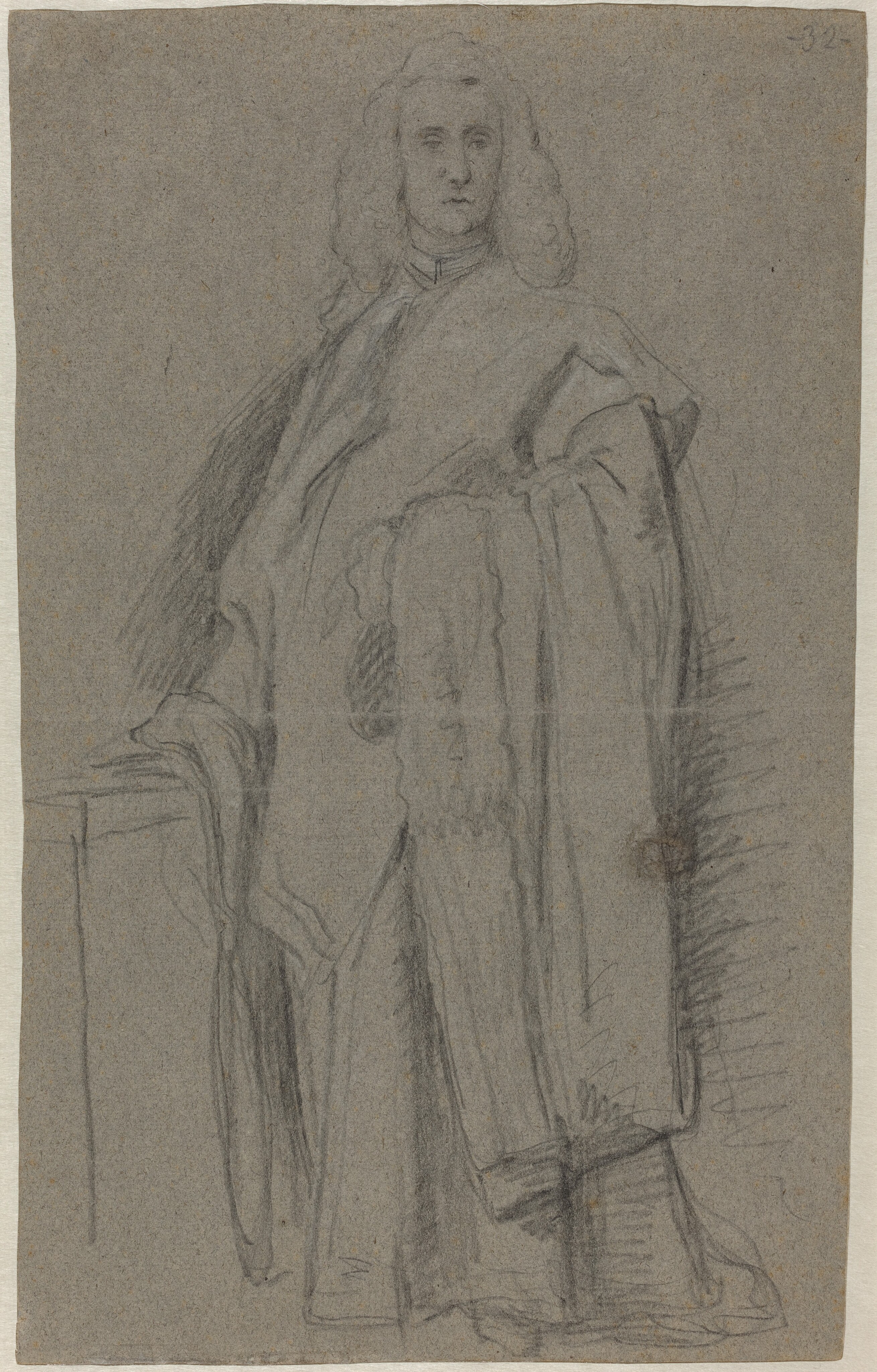A Venetian Procurator of San Marco [recto] by Pietro Longhi, Alessandro Longhi