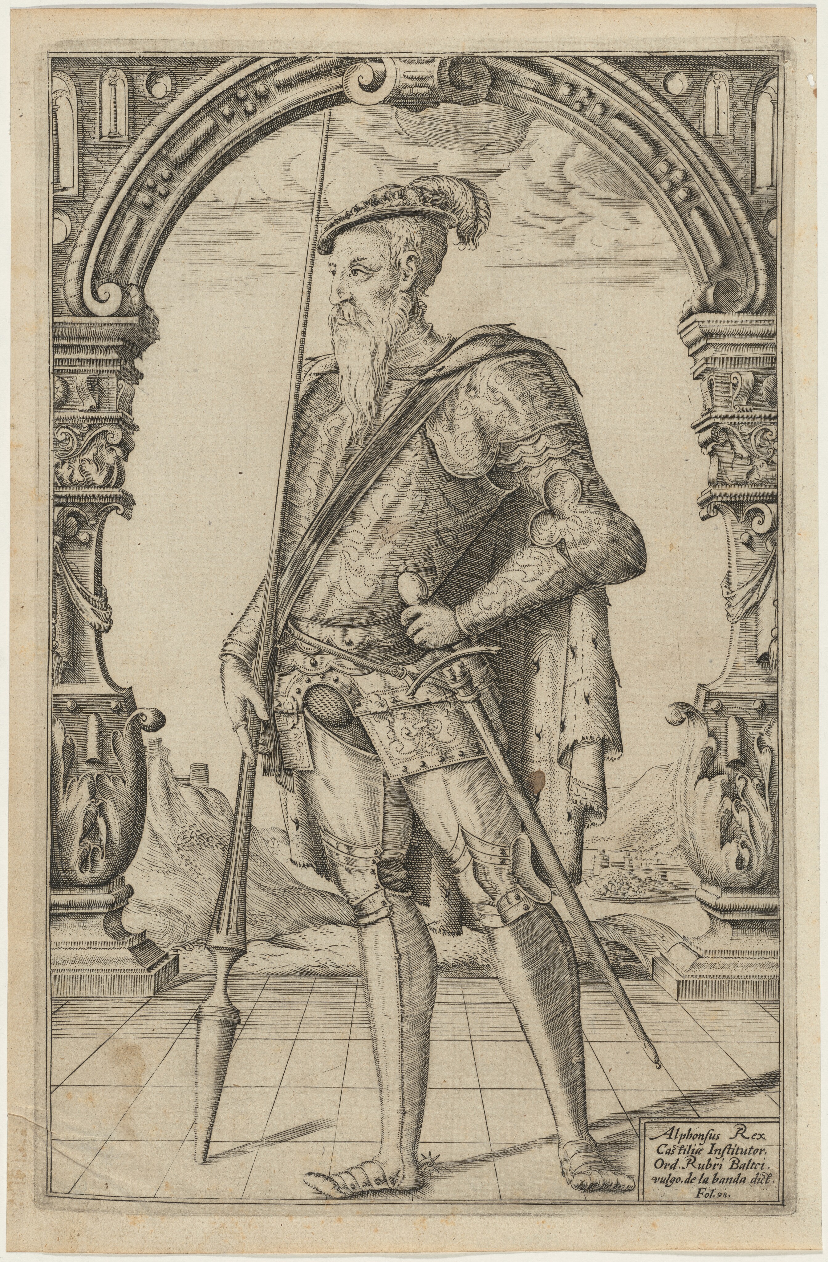 Alphonso, King of Castile by William Rogers