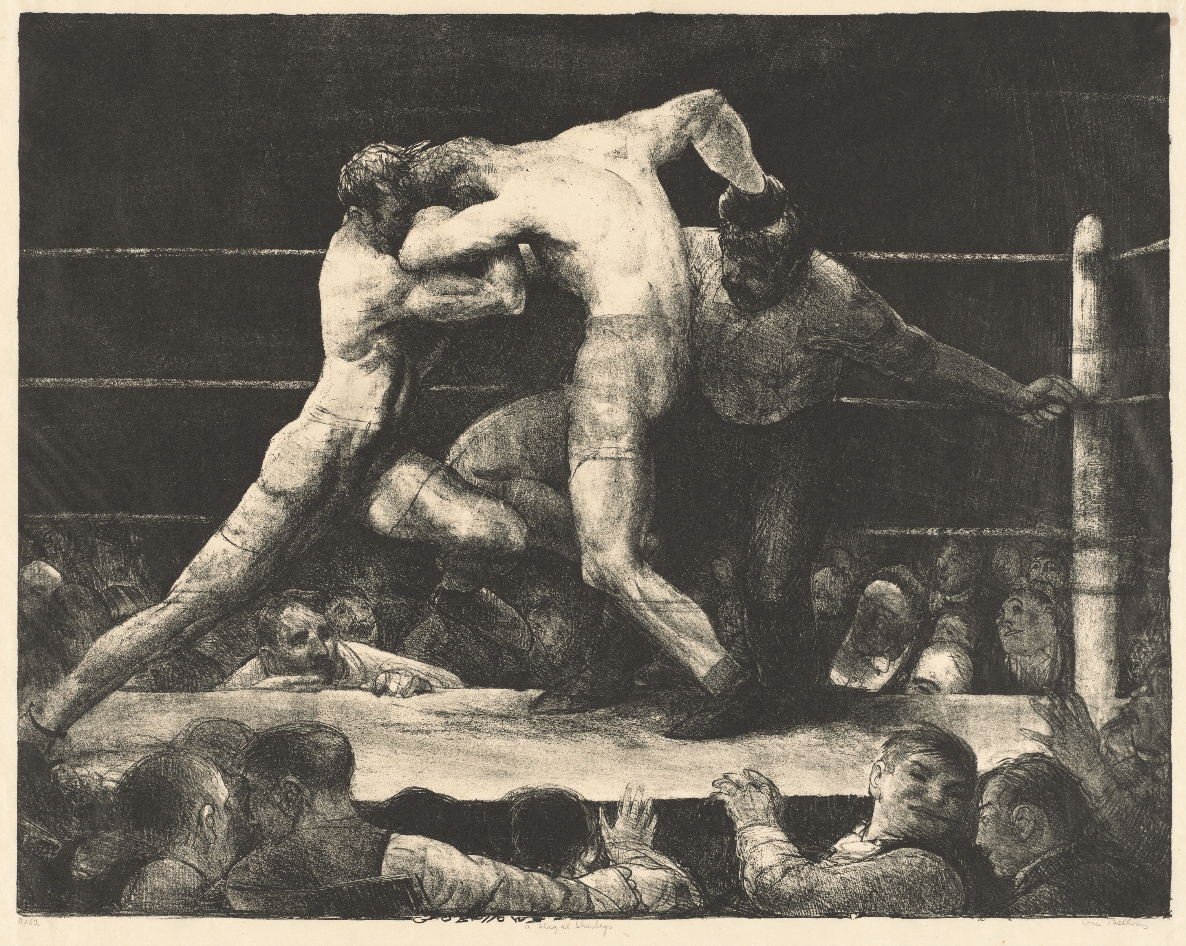 A Stag at Sharkey's by George Bellows