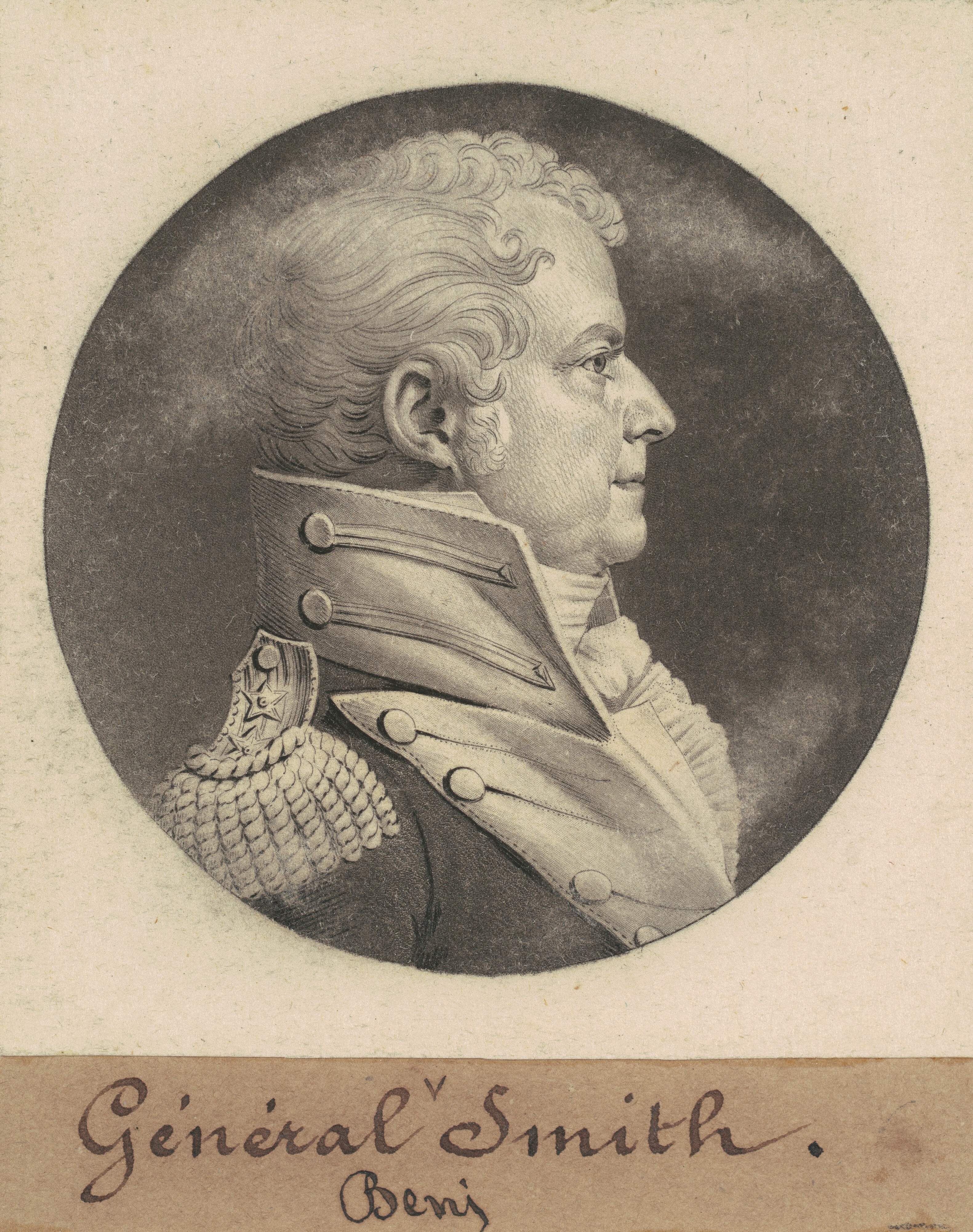 Benjamin Smith by Charles B. J. Févret de Saint-Mémin