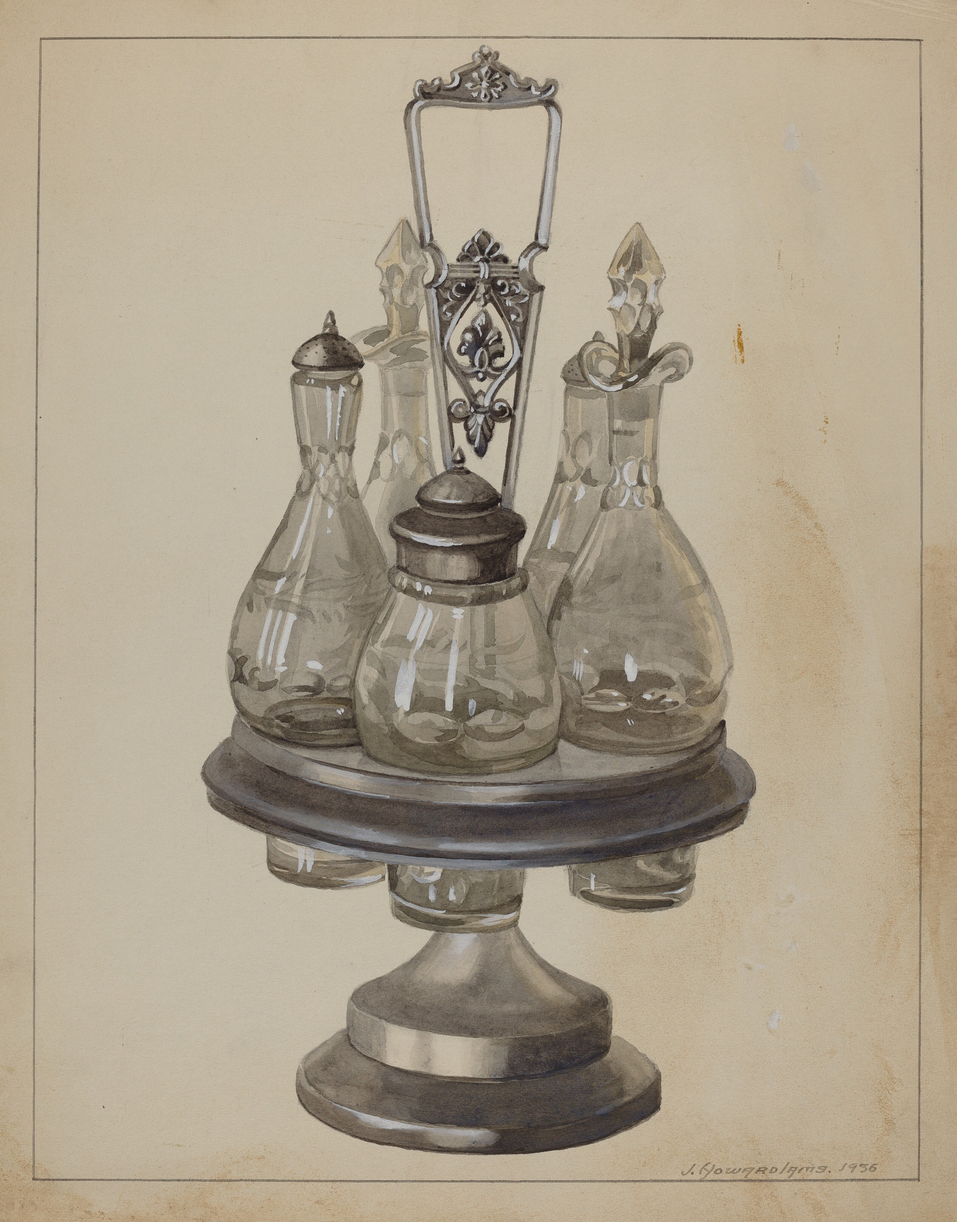Pewter Caster by J. Howard Iams