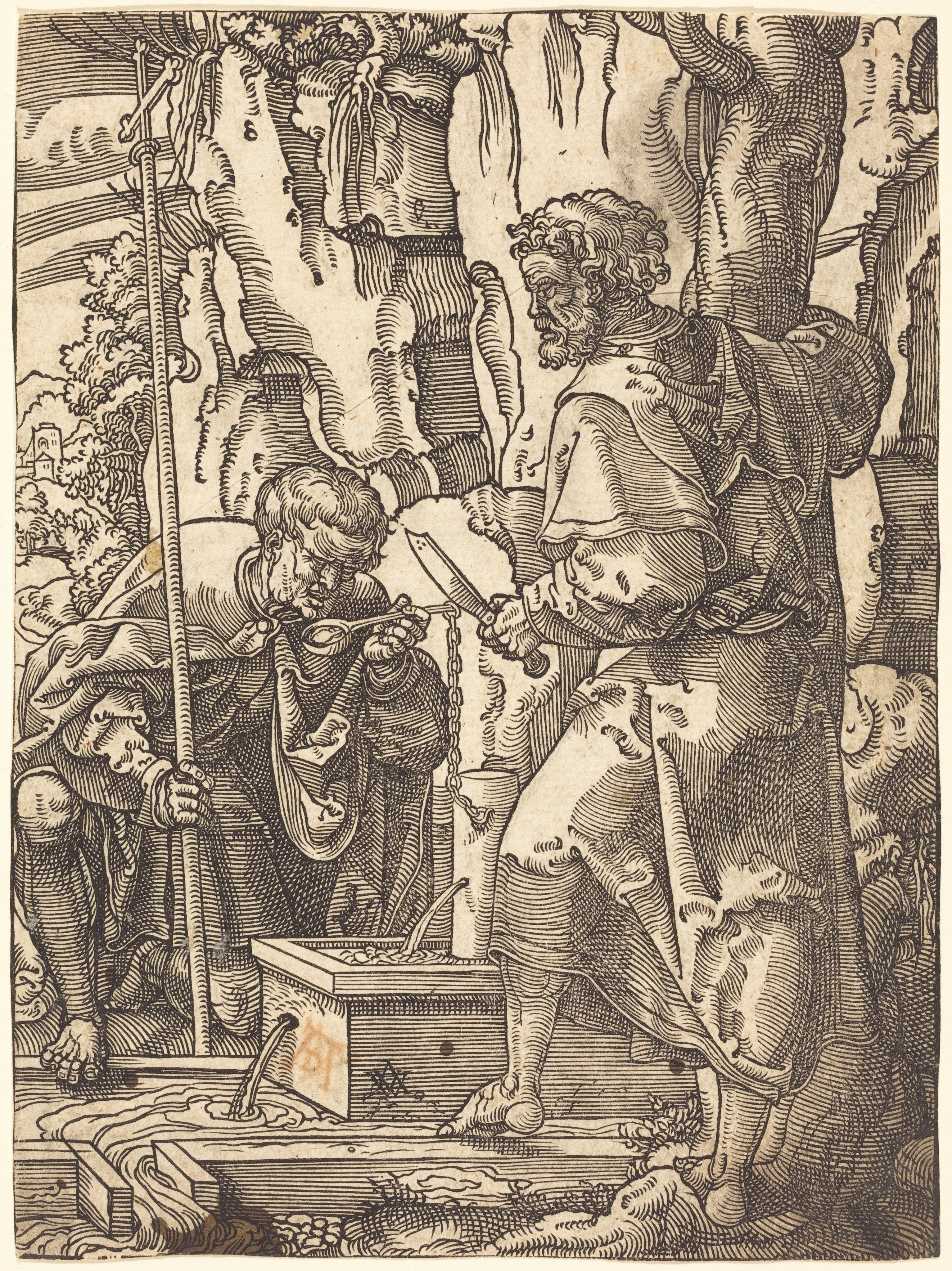 Saints Philip and Bartholomew by a Spring by Anton Woensam