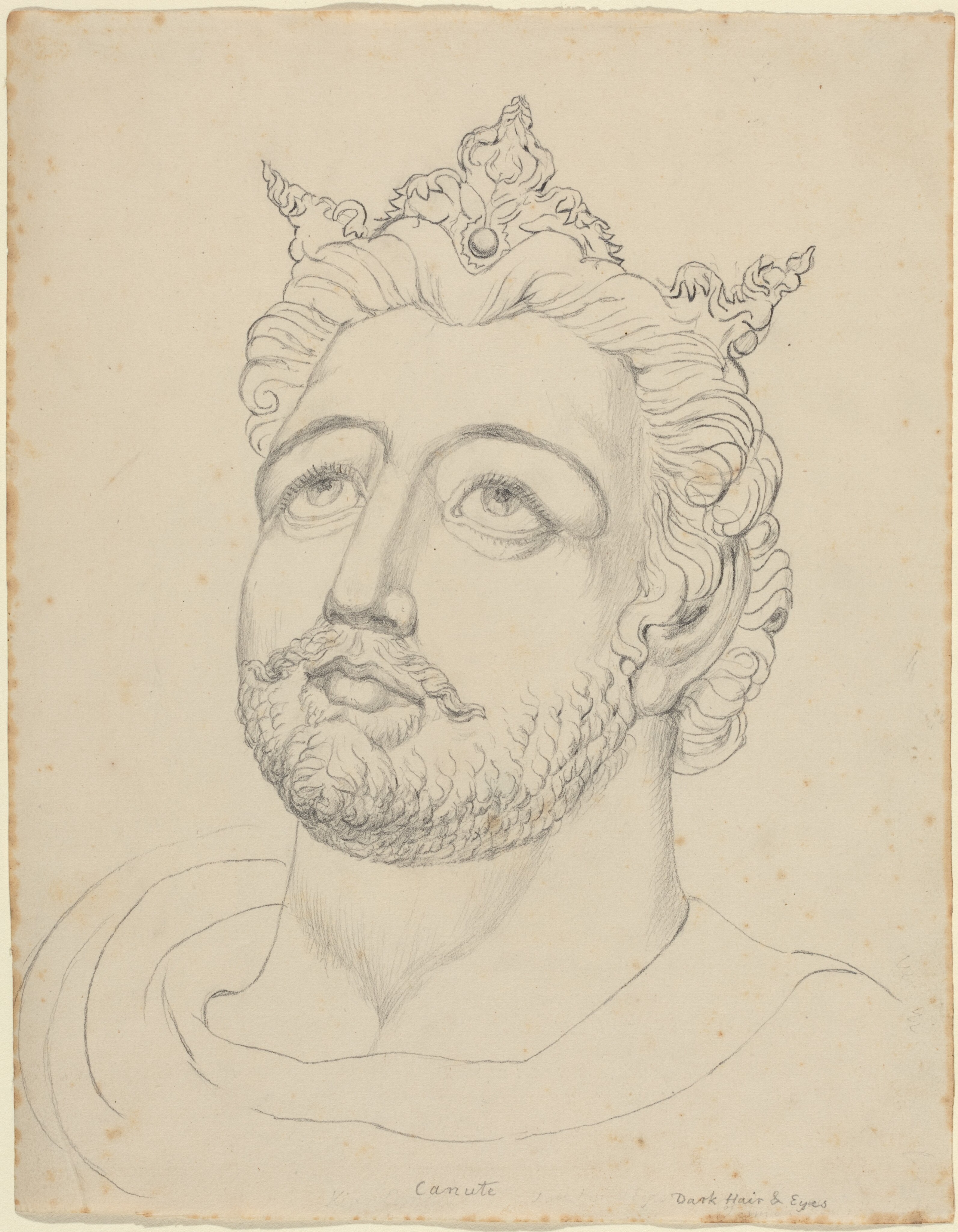 King Canute by William Blake