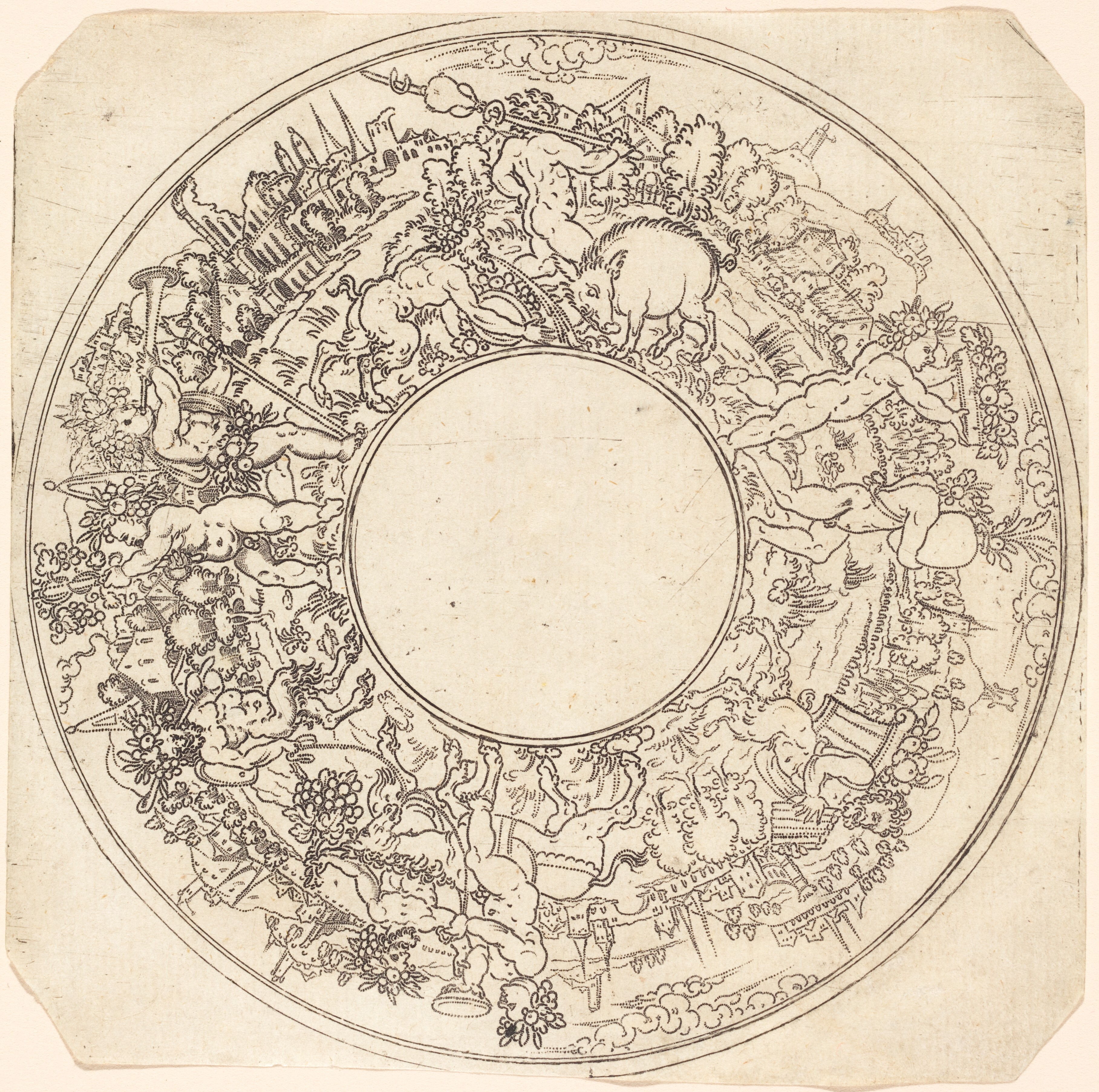 Triumphal Procession of Bacchus by Jonas Silber