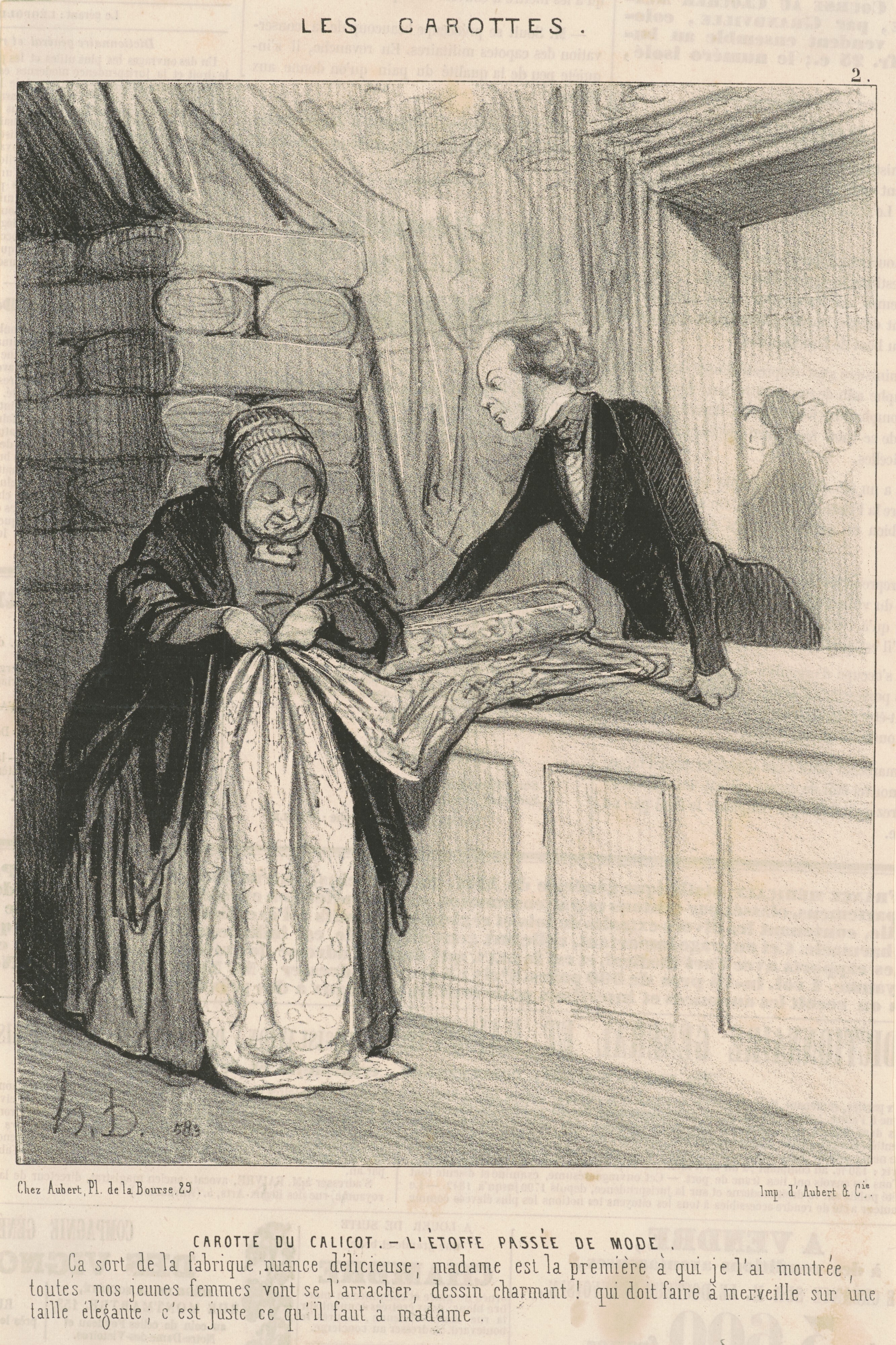 Carotte du calicot by Honoré Daumier