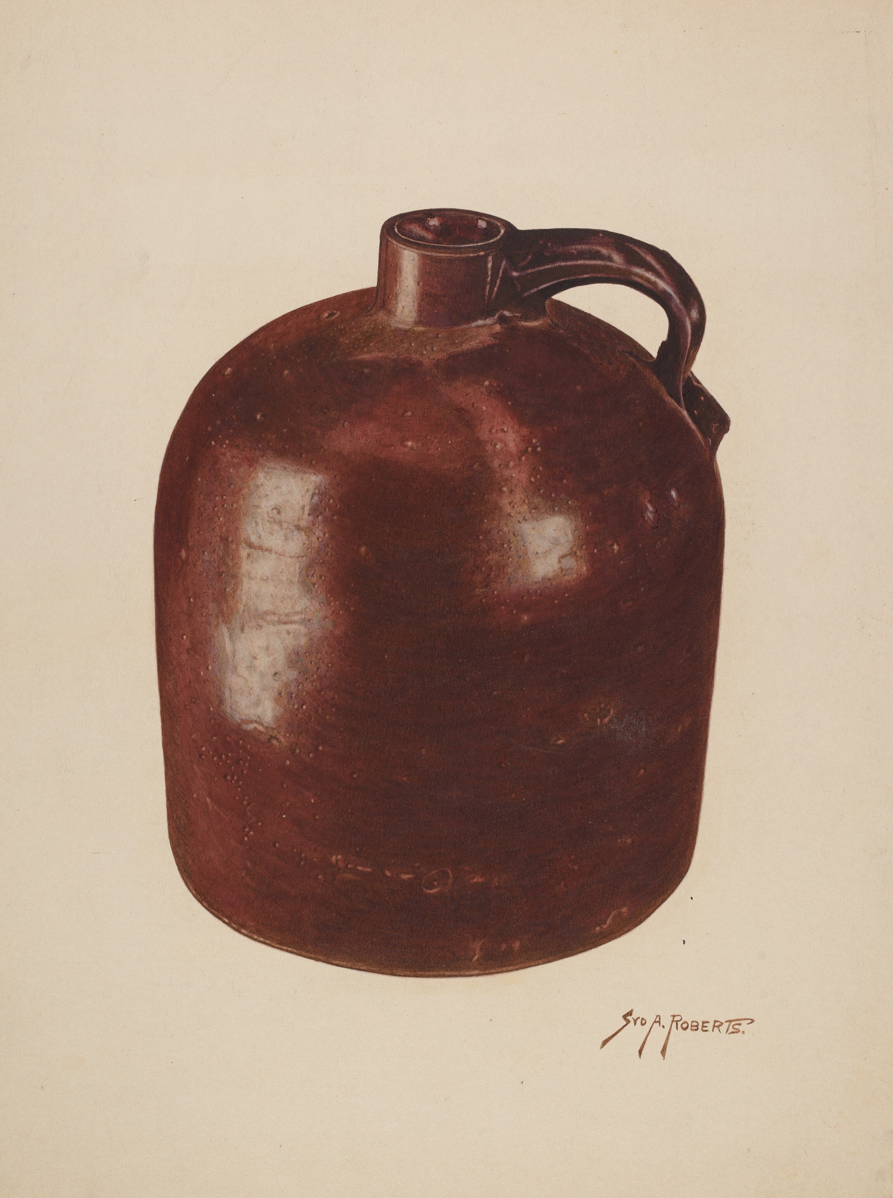 Pottery Jug by Sydney Roberts
