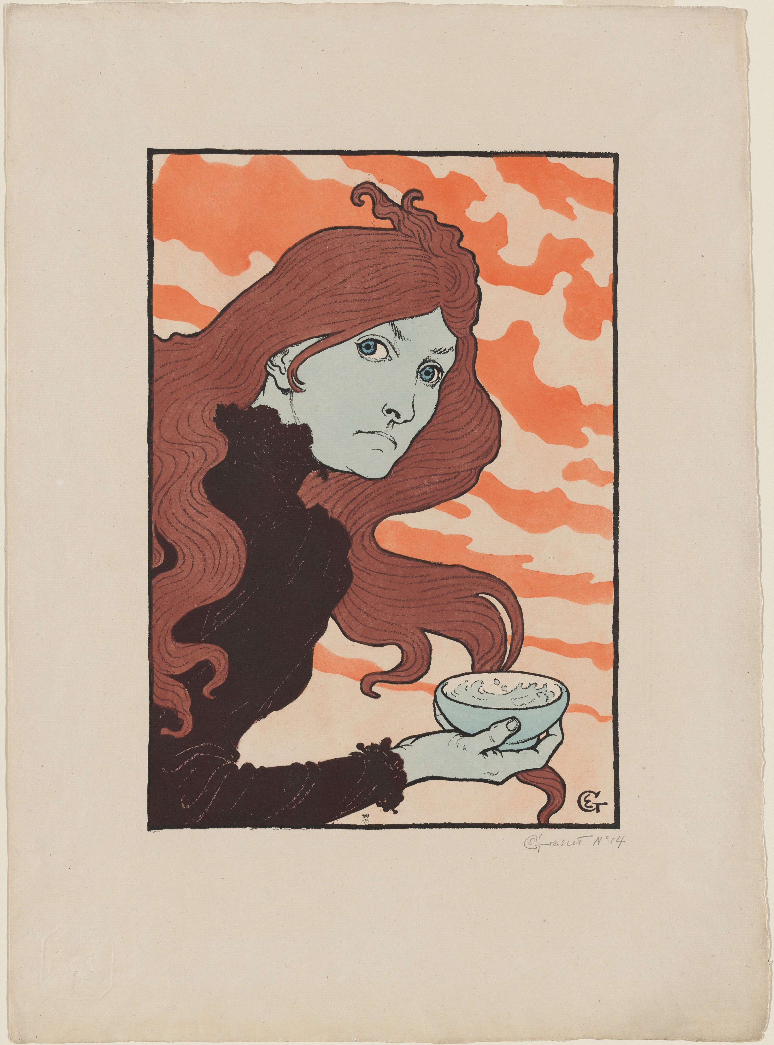 La Vitrioleuse (The Acid Thrower) by Eugène Grasset