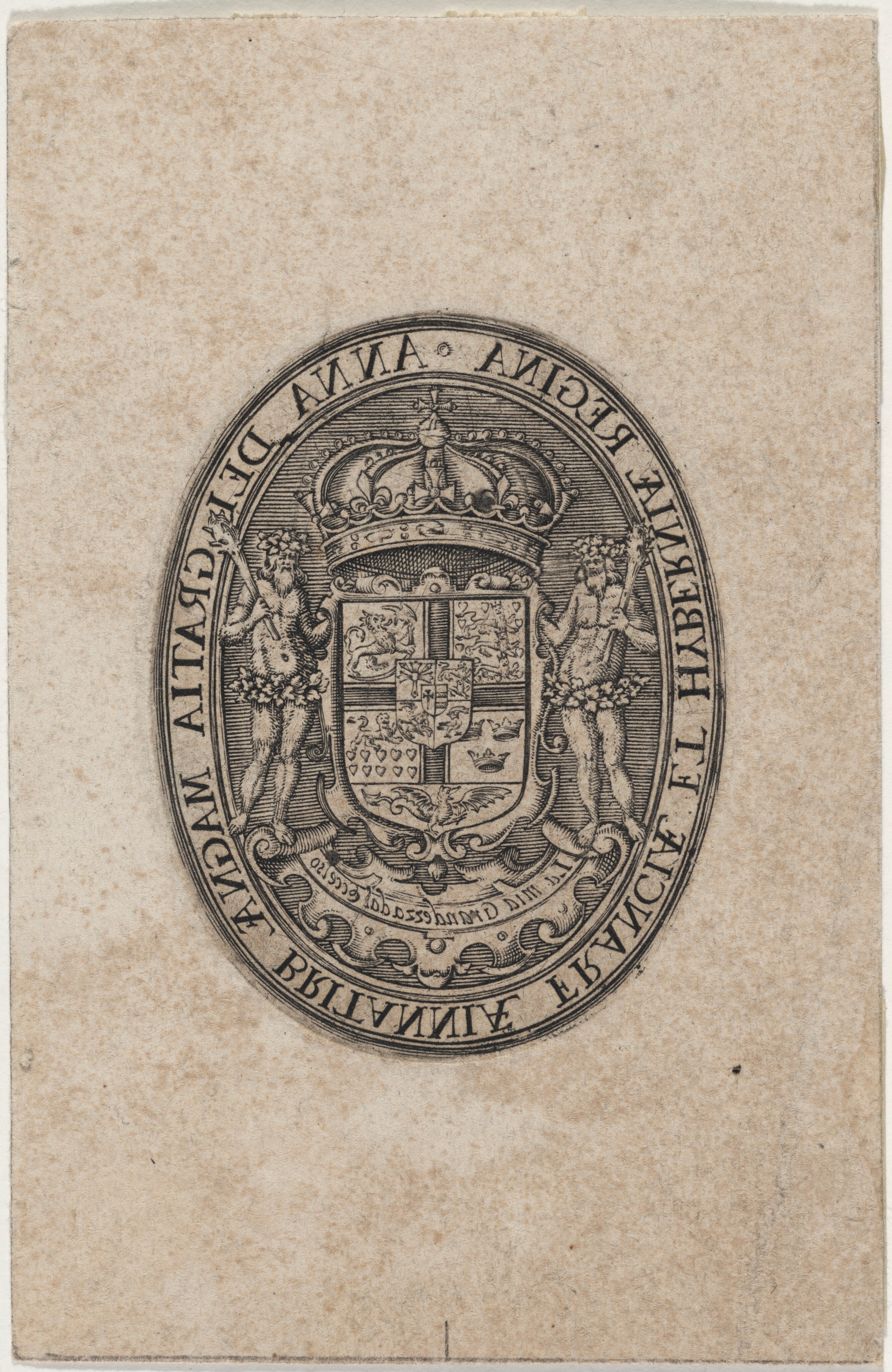 Shield of Anne of Denmark by Simon van de Passe
