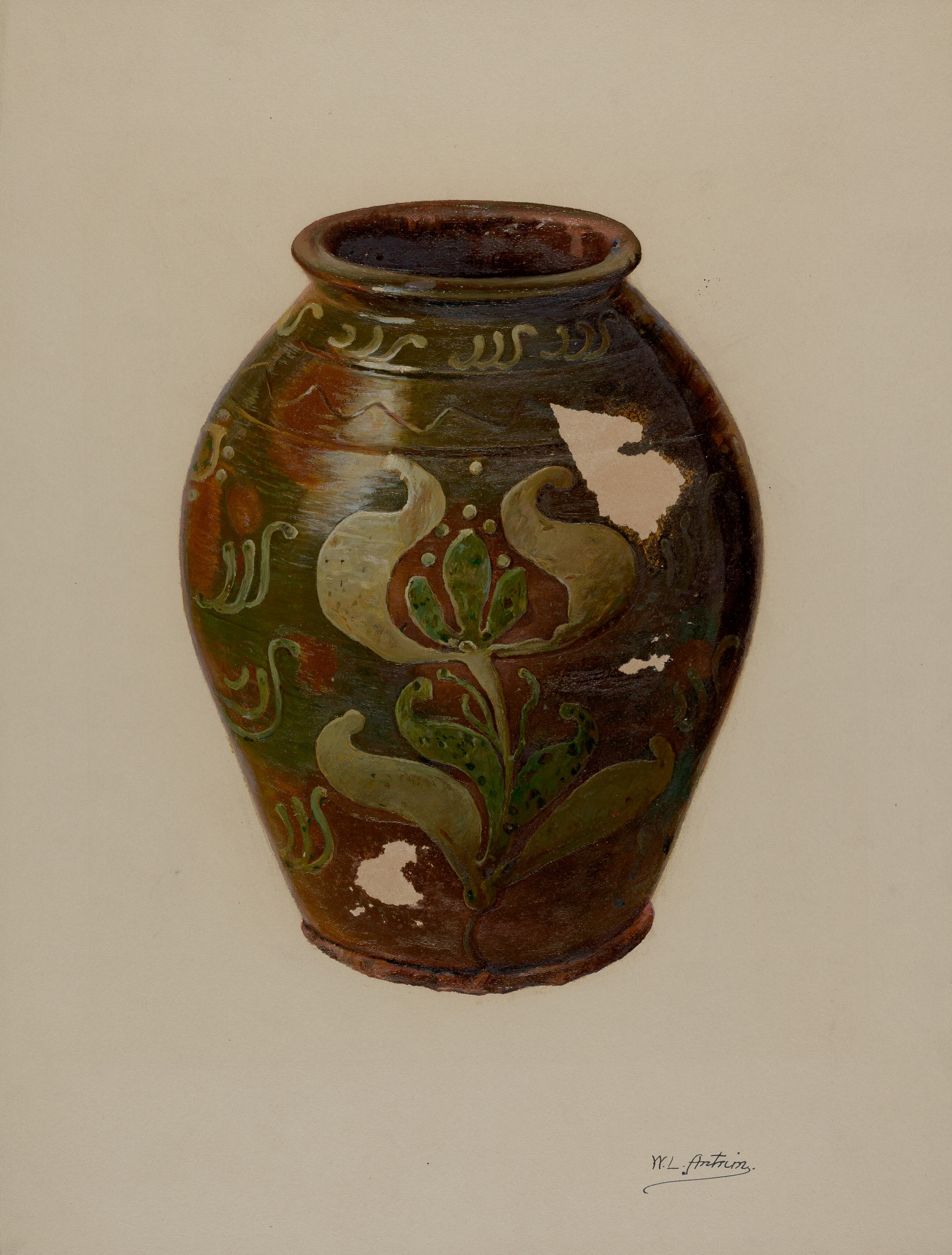 Pa. German Jar by William L. Antrim