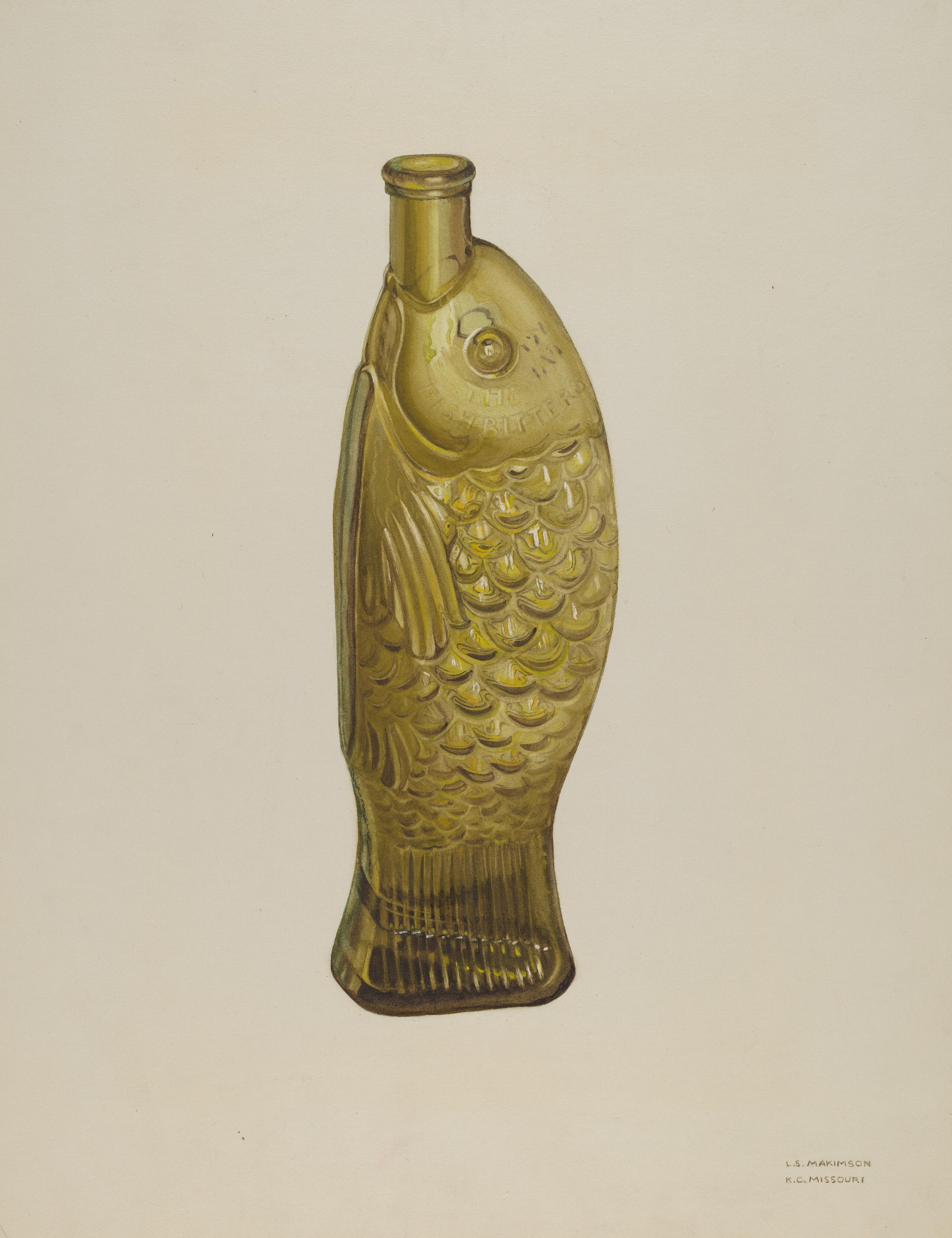 "Fish Bitters" Bottle by Lorraine S. Makimson
