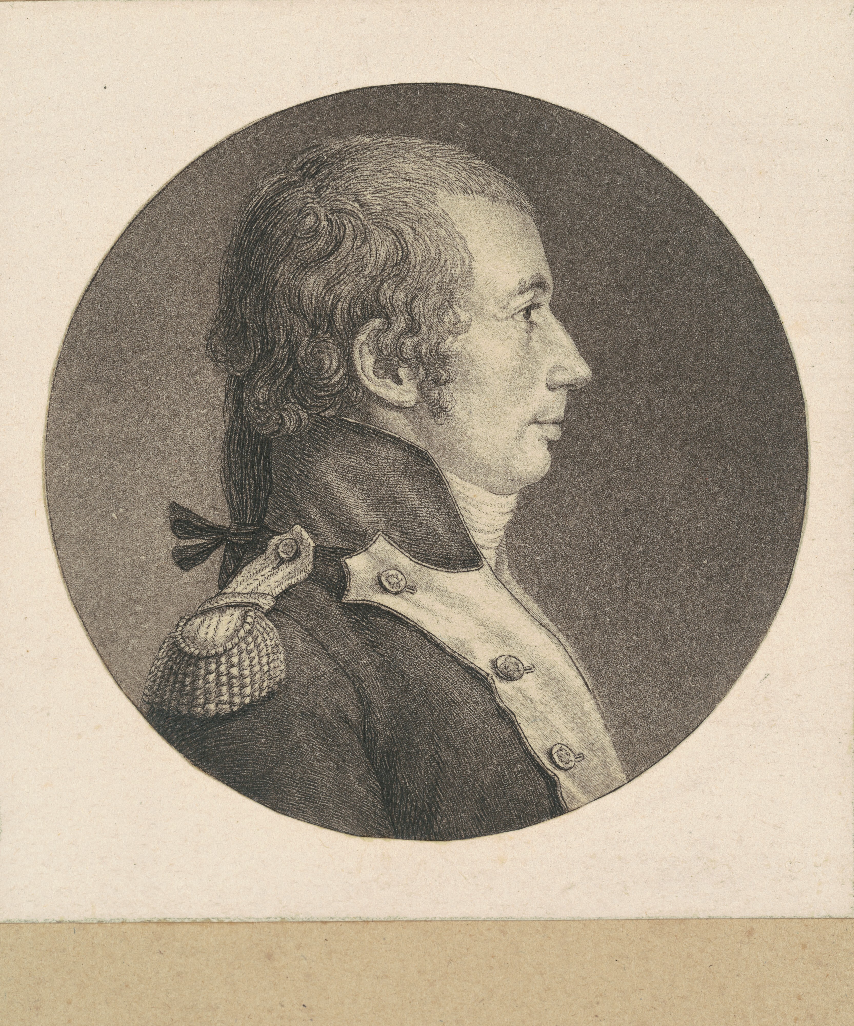 Unidentified Colonel of the French Infantry by Charles B. J. Févret de ...
