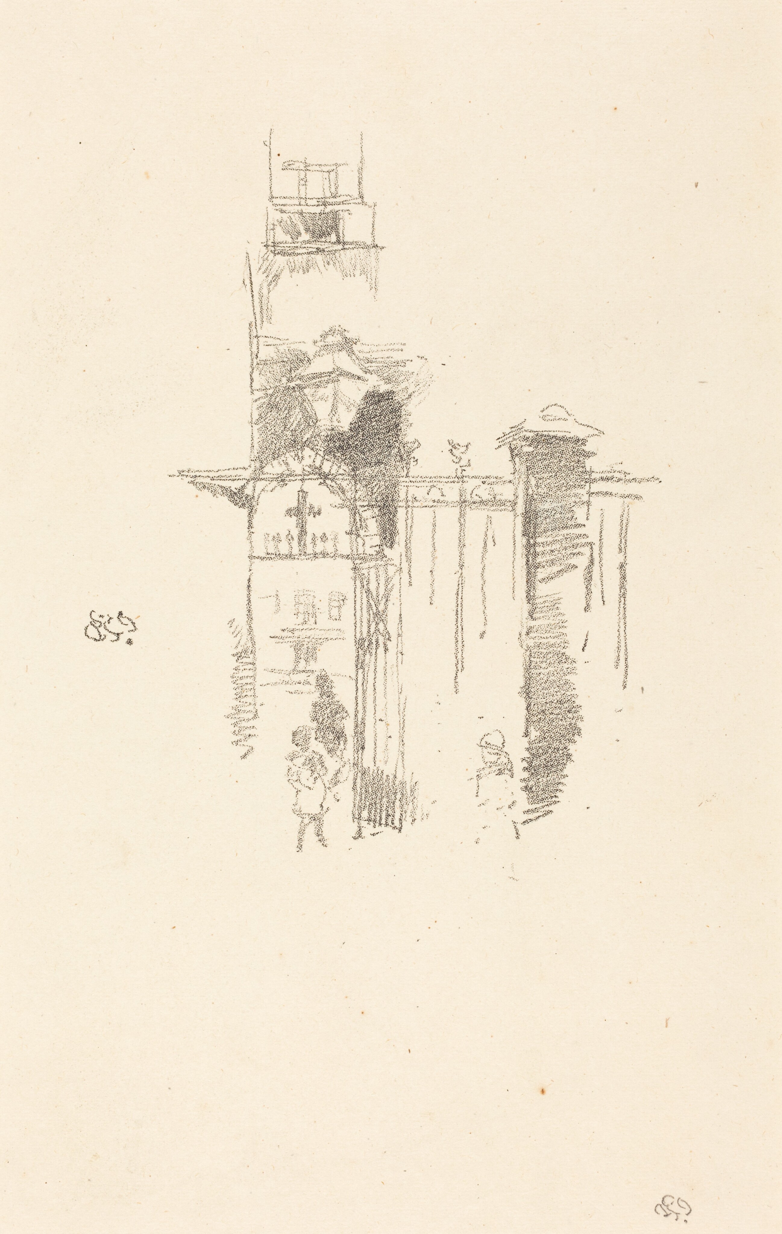 Entrance Gate by James McNeill Whistler