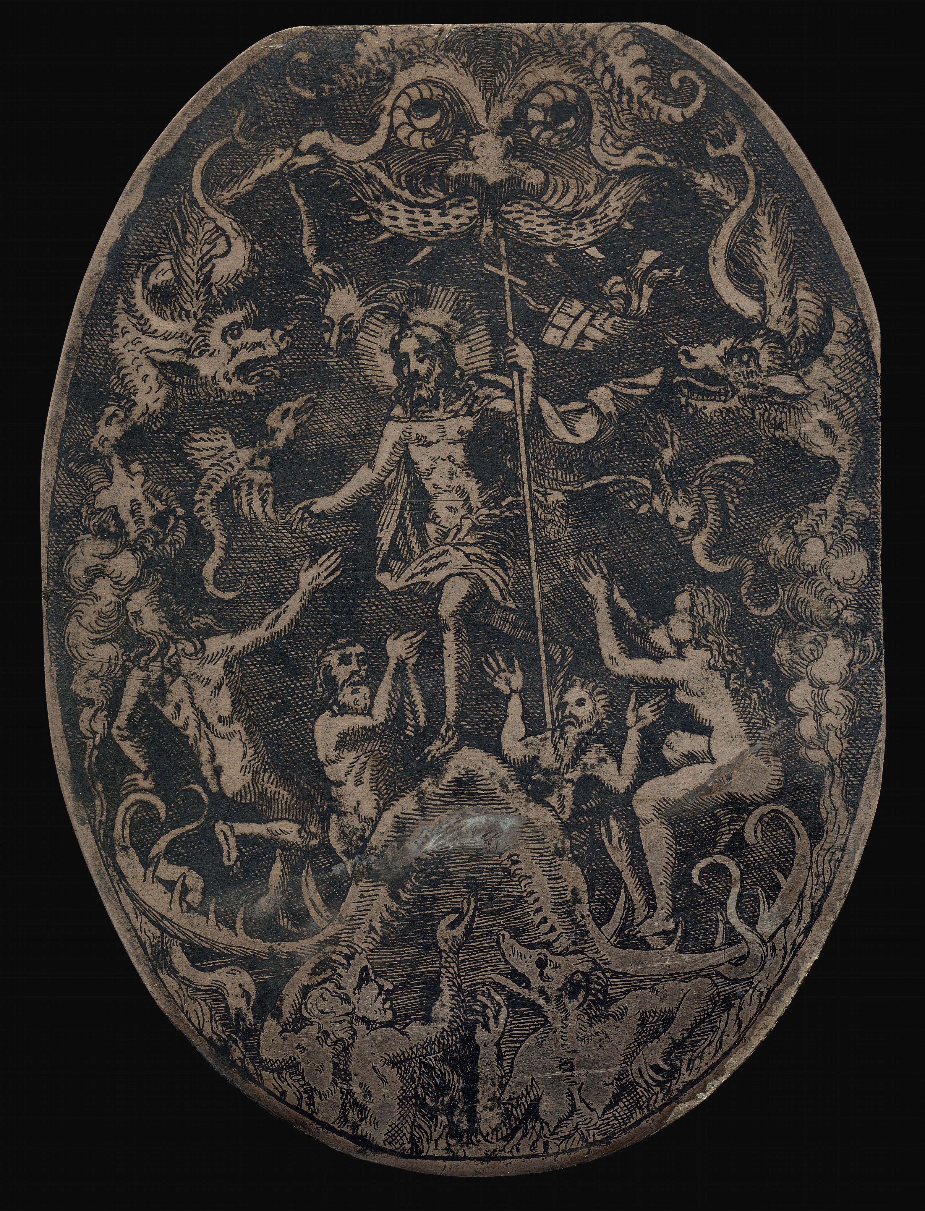 Christ in Limbo (the Harrowing of Hell) by German 16th Century