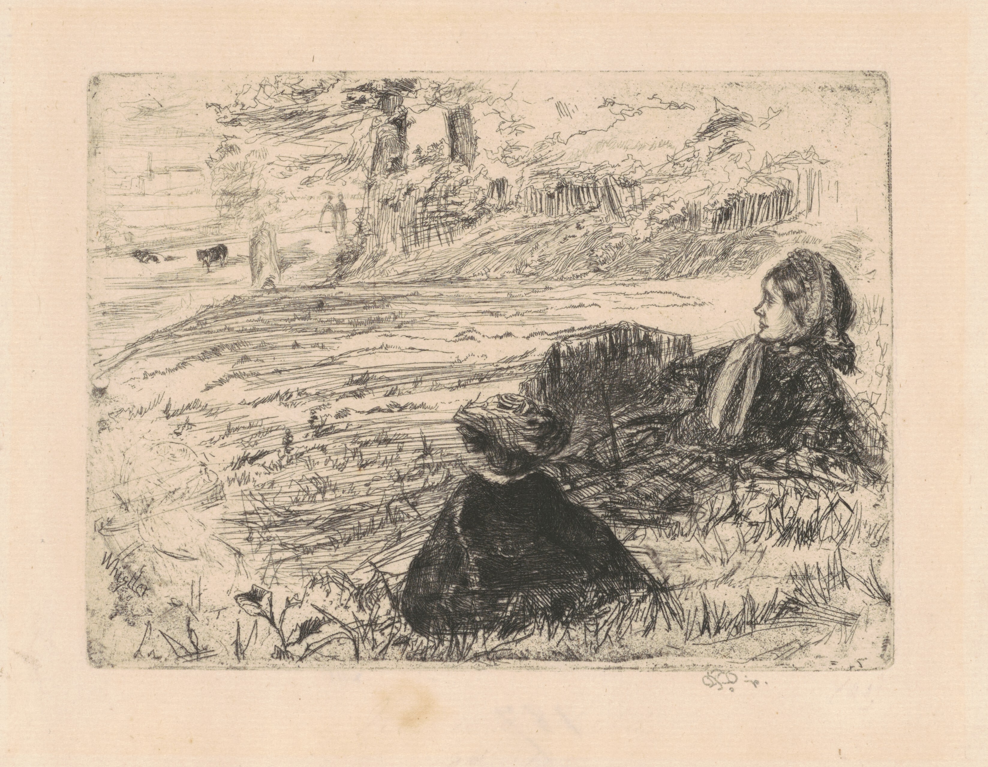 Nursemaid and Child by James McNeill Whistler