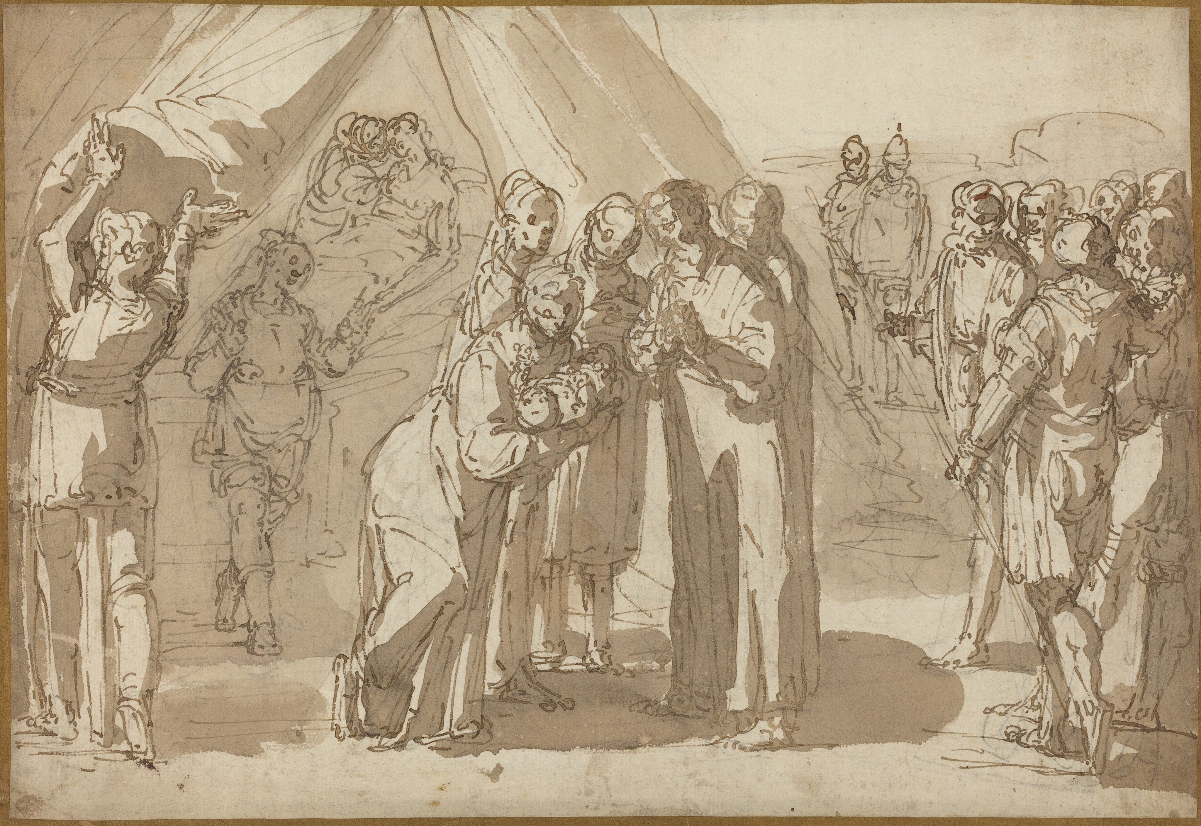 Birth Scene by Giulio Benso
