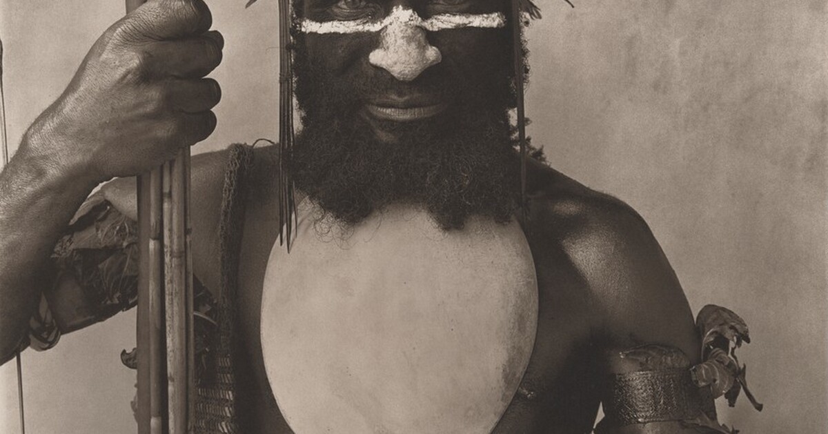 Tambul Warrior, New Guinea by Irving Penn