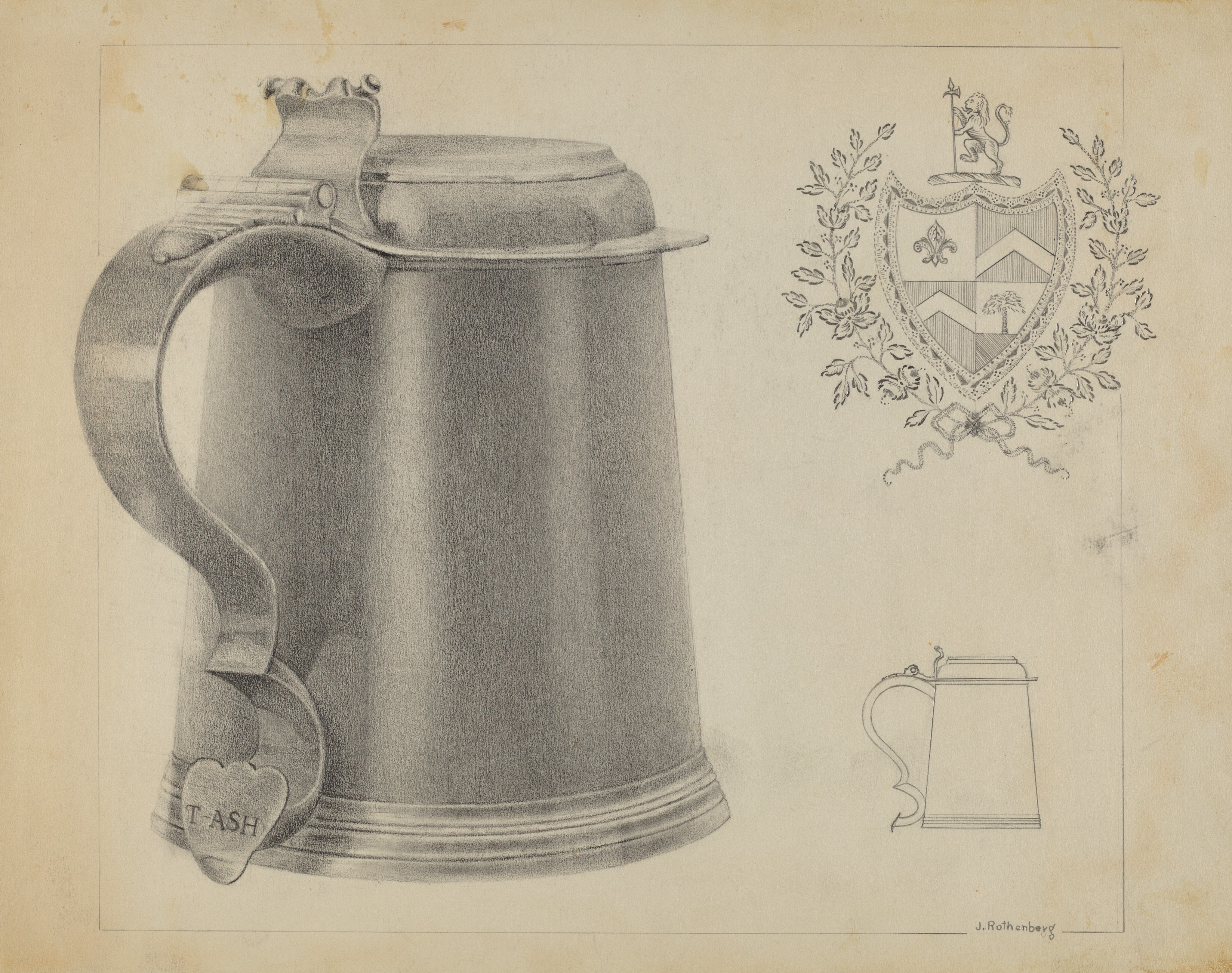 Silver Tankard by Joseph Rothenberg
