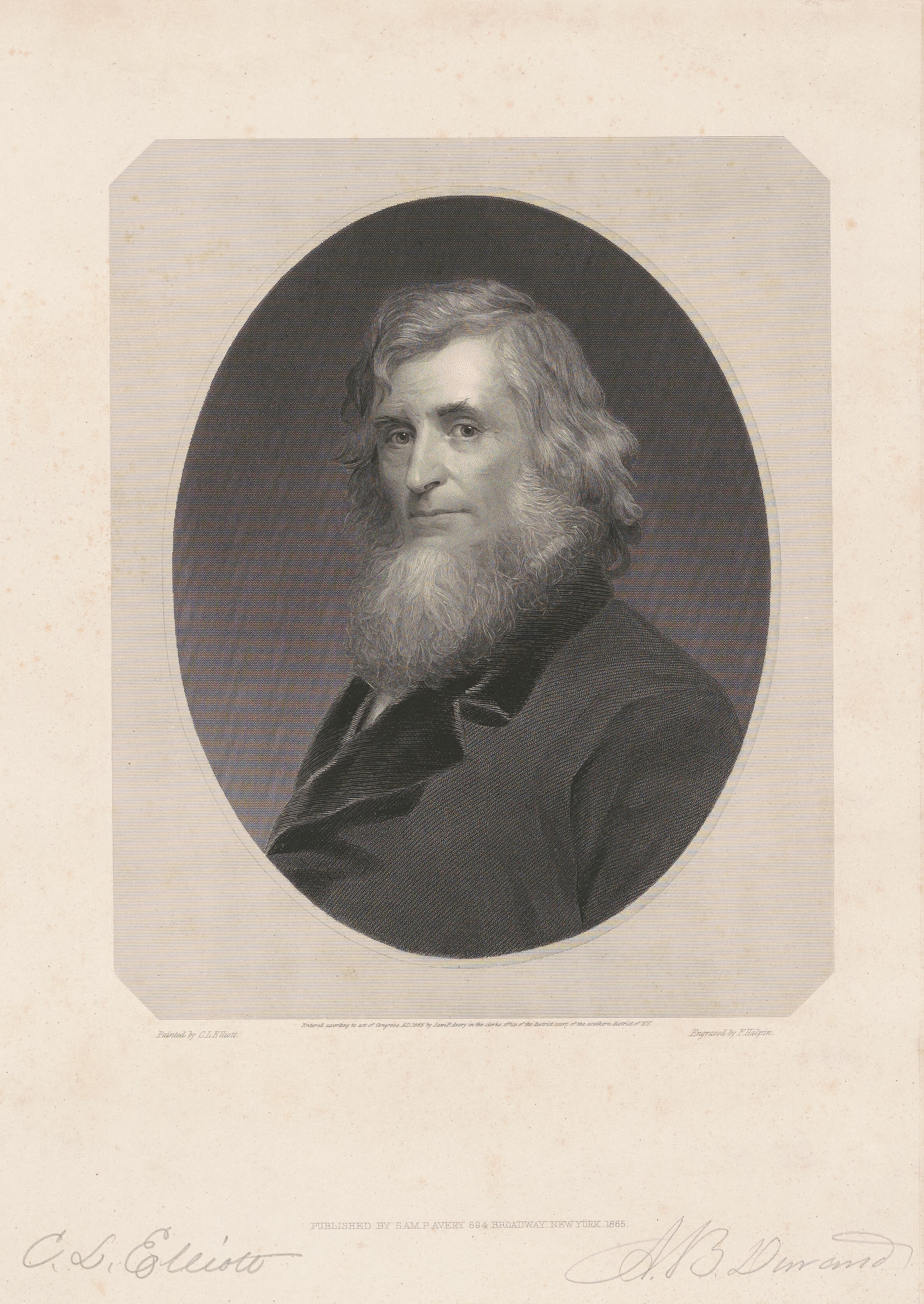 Asher B. Durand by Frederick Halpin, Samuel Putnam Avery, Jr.