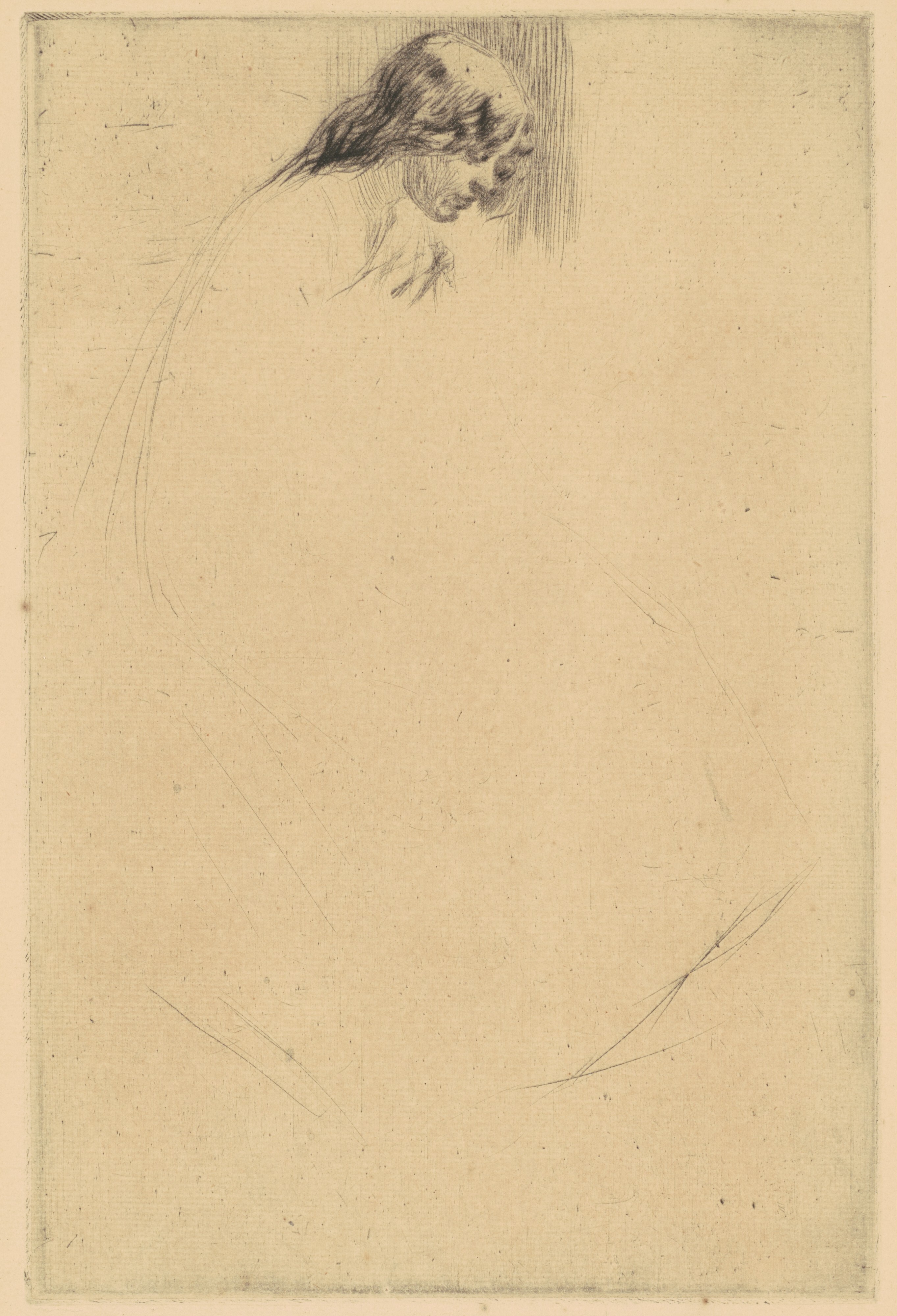 Jo's Bent Head by James McNeill Whistler
