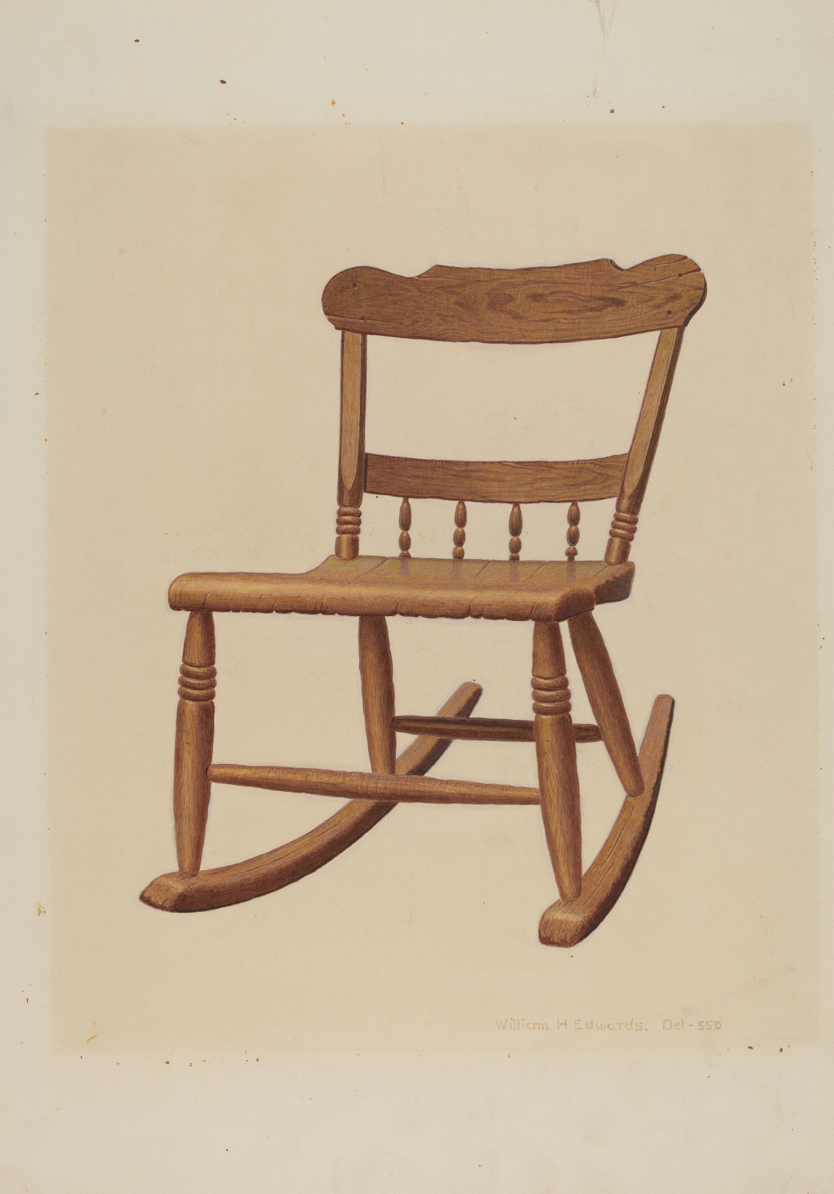 Child's Rocking Chair by William H. Edwards