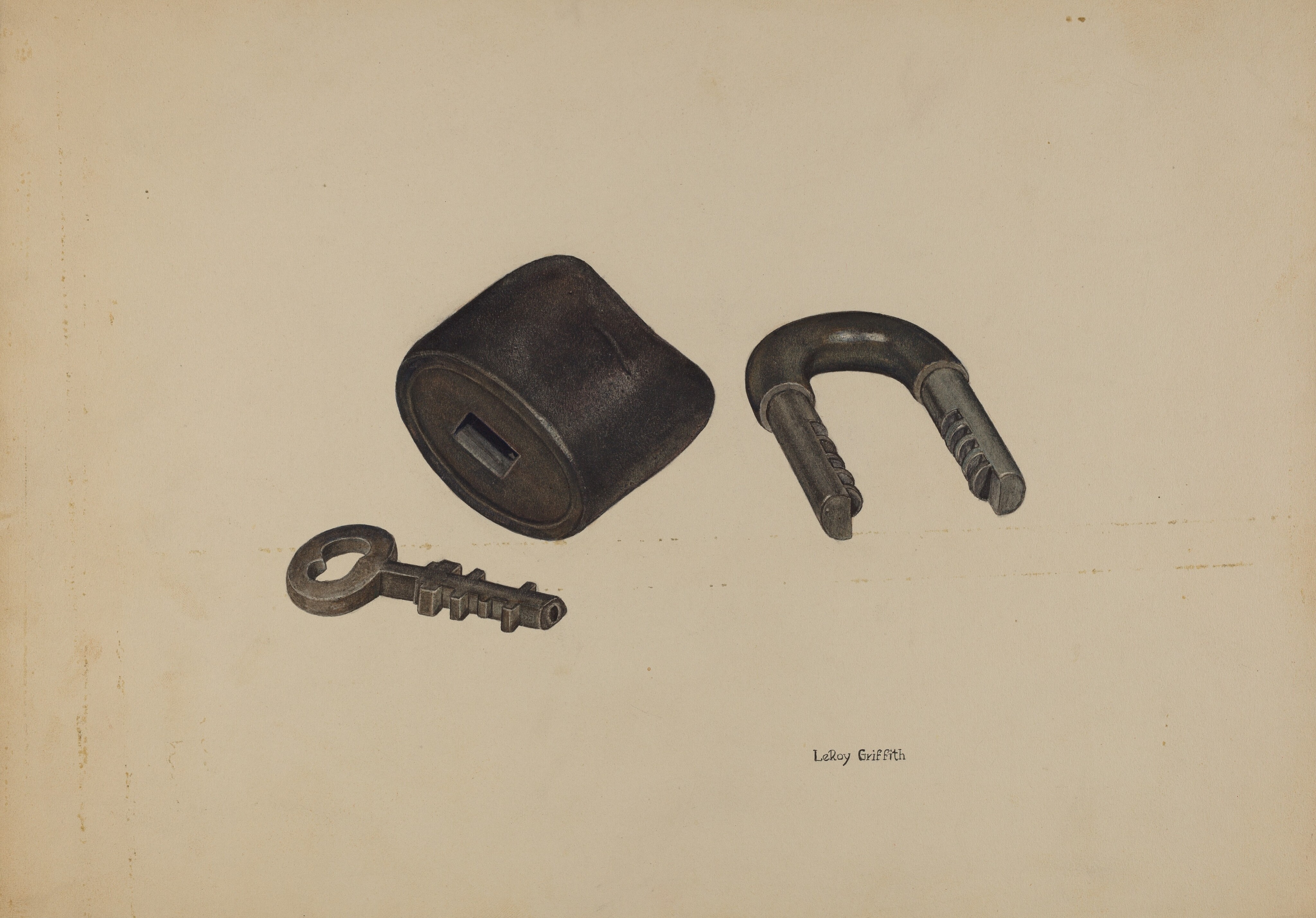 Padlock by LeRoy Griffith