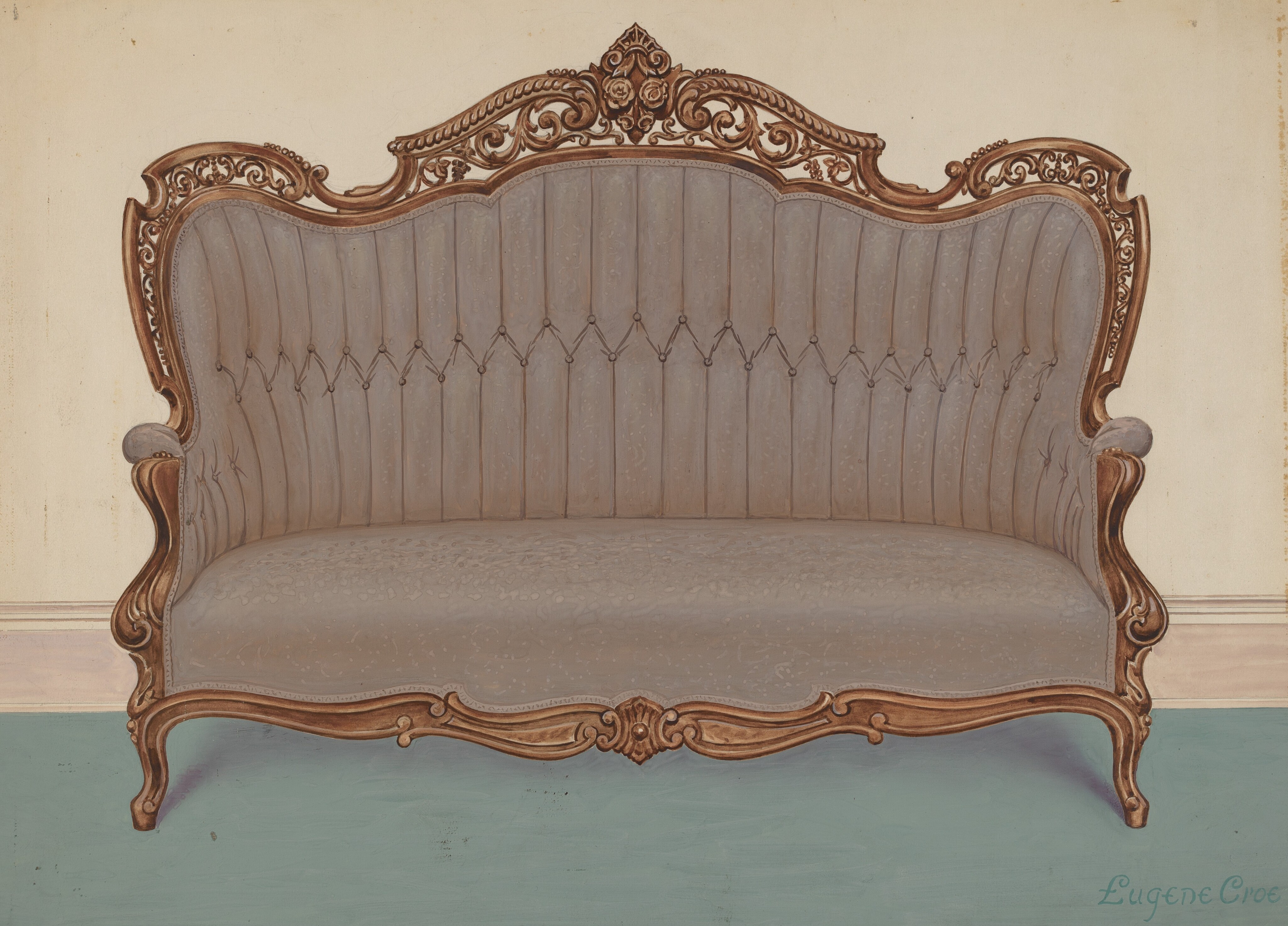 Rosewood Sofa by Eugene Croe