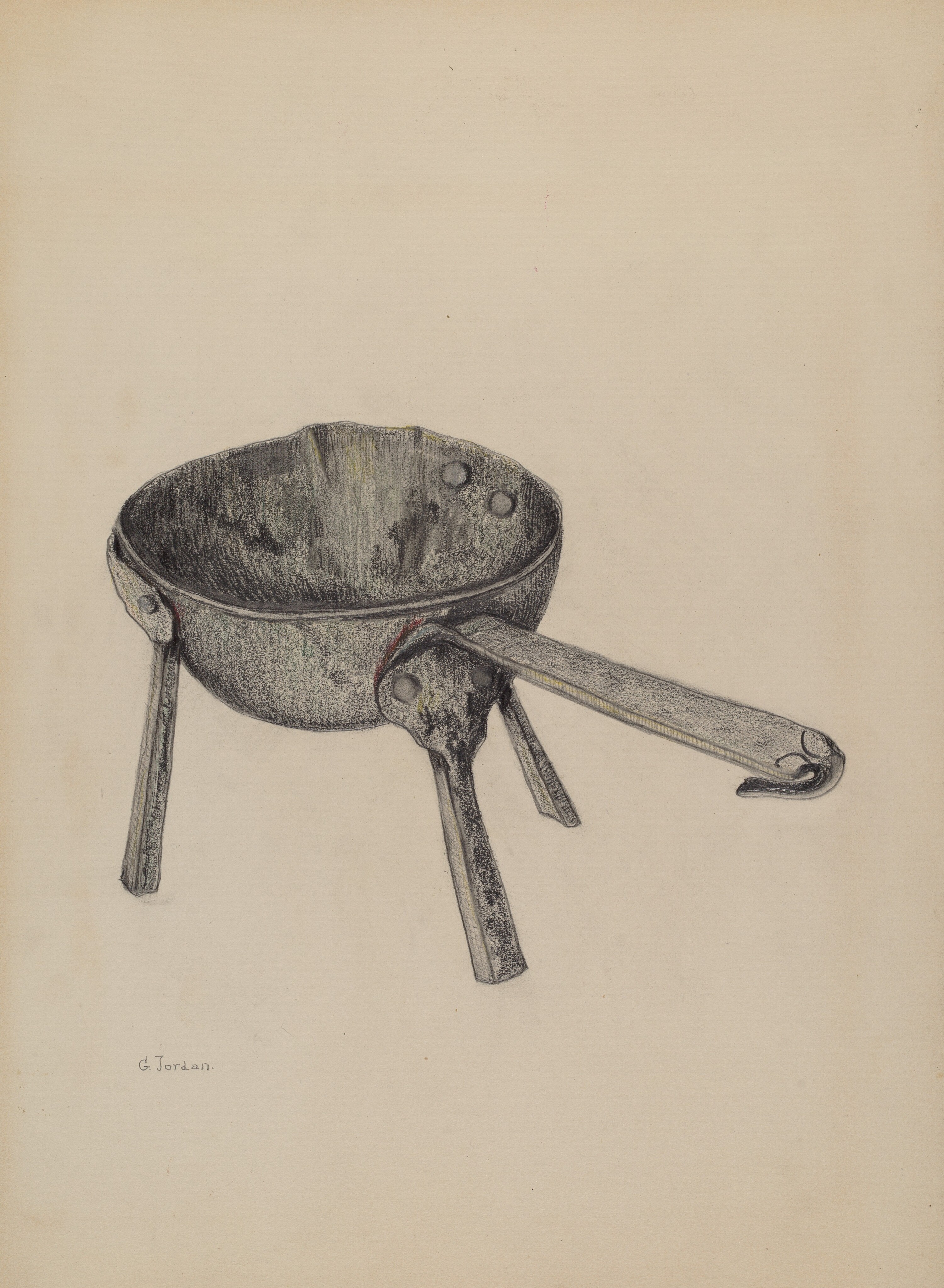 Iron Ladle by Genevieve Jordan