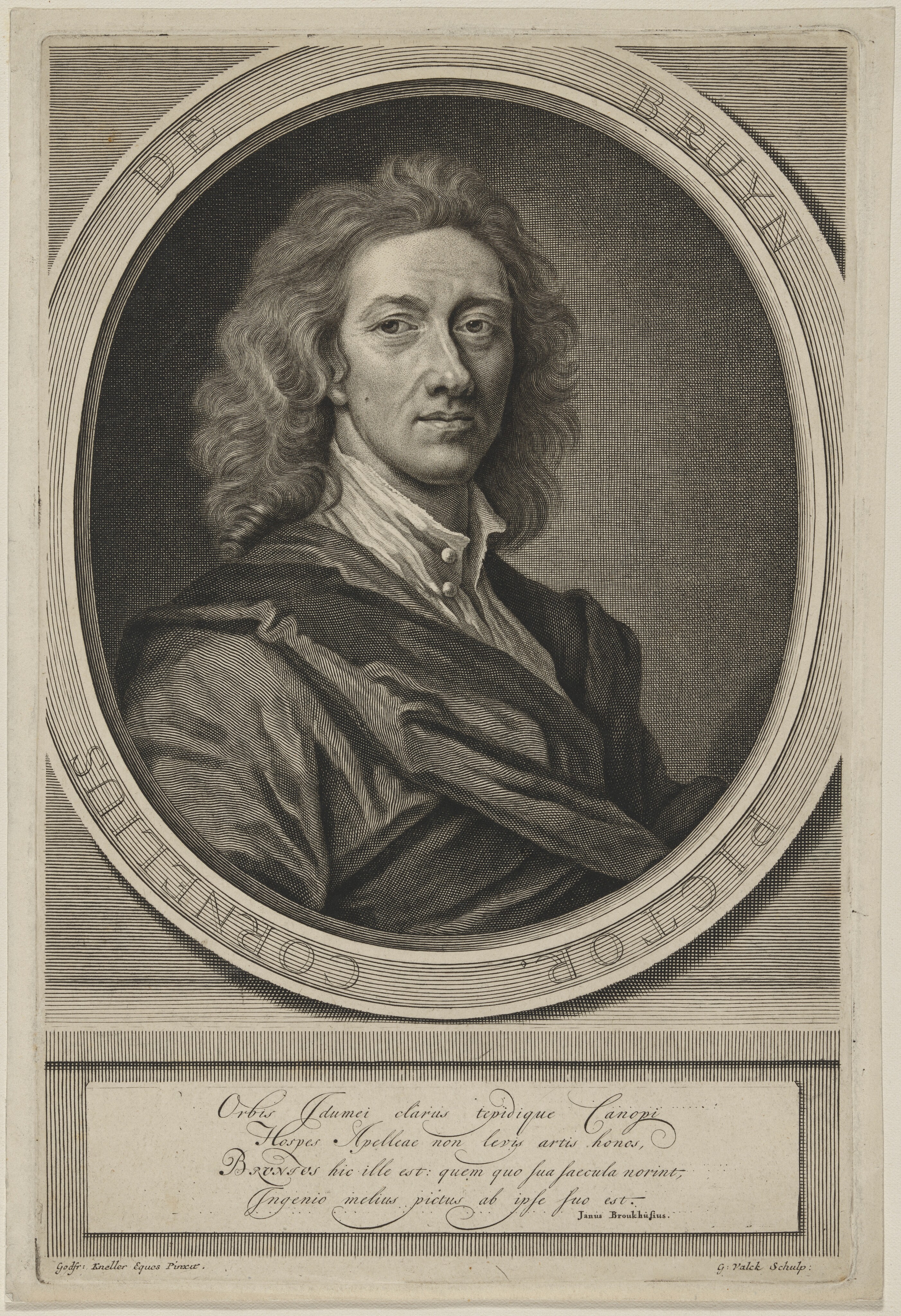 Cornelius de Bruyn I, Painter by Gerard Valck