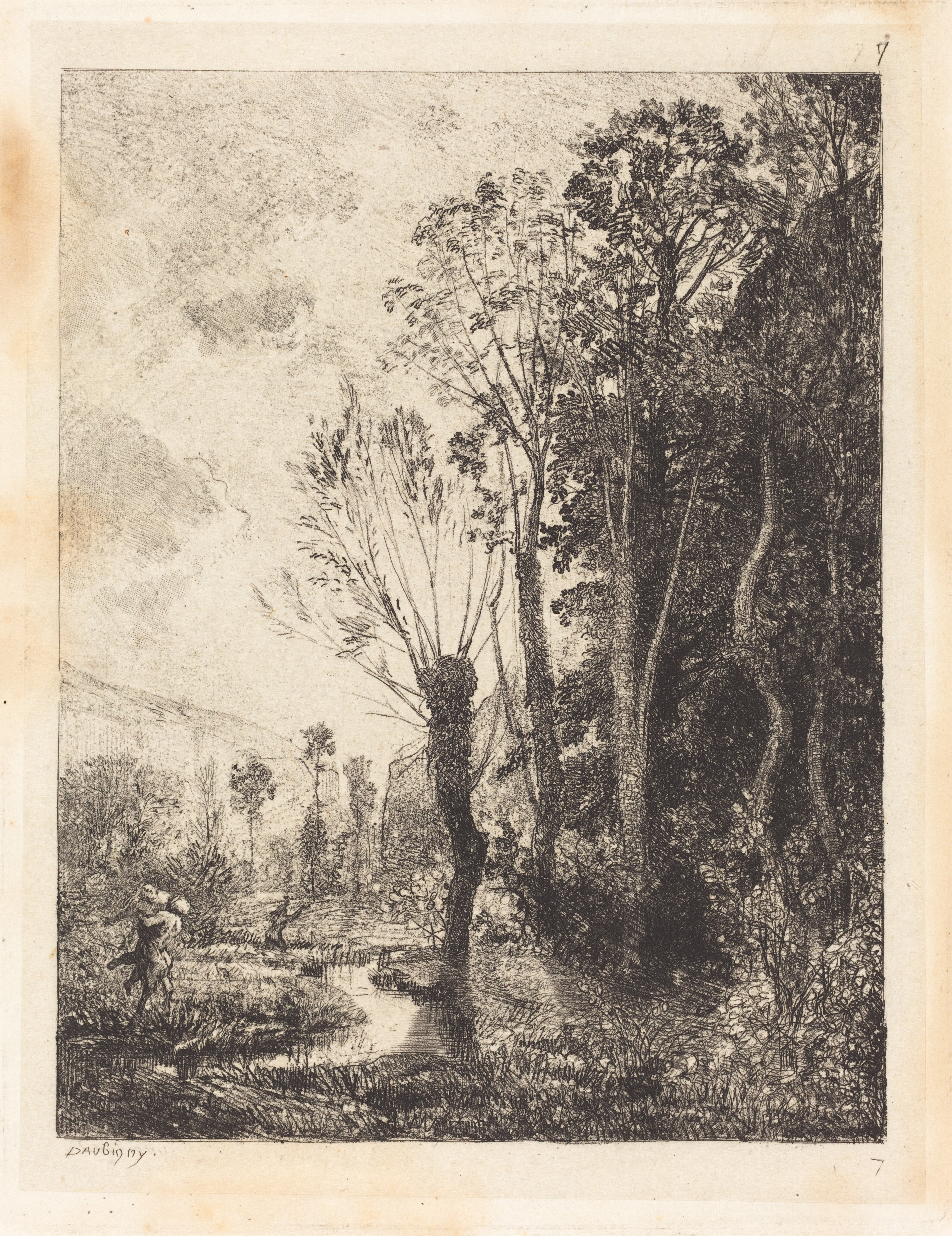 Satyr (Le Satyre) by Charles-François Daubigny