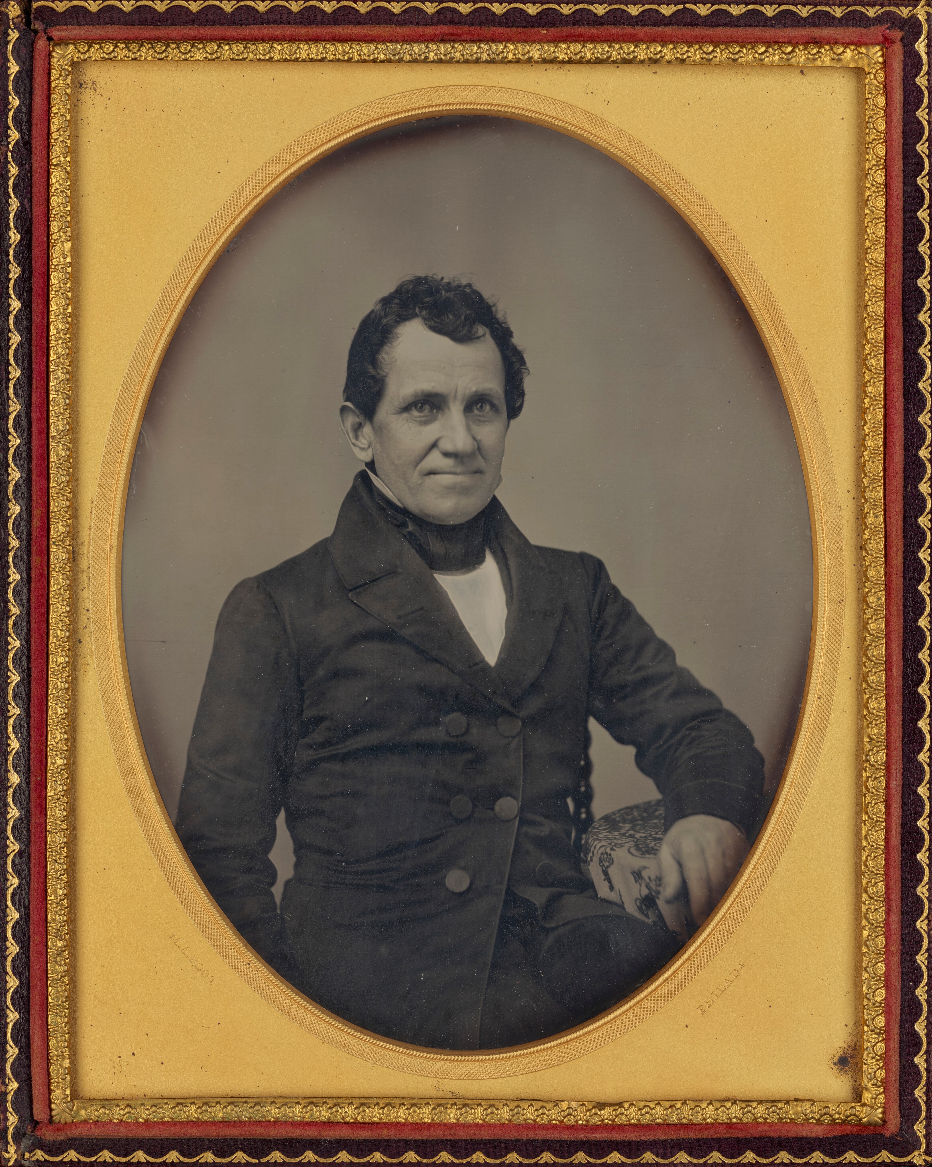 Portrait of a Man by Marcus Aurelius Root, Samuel Root