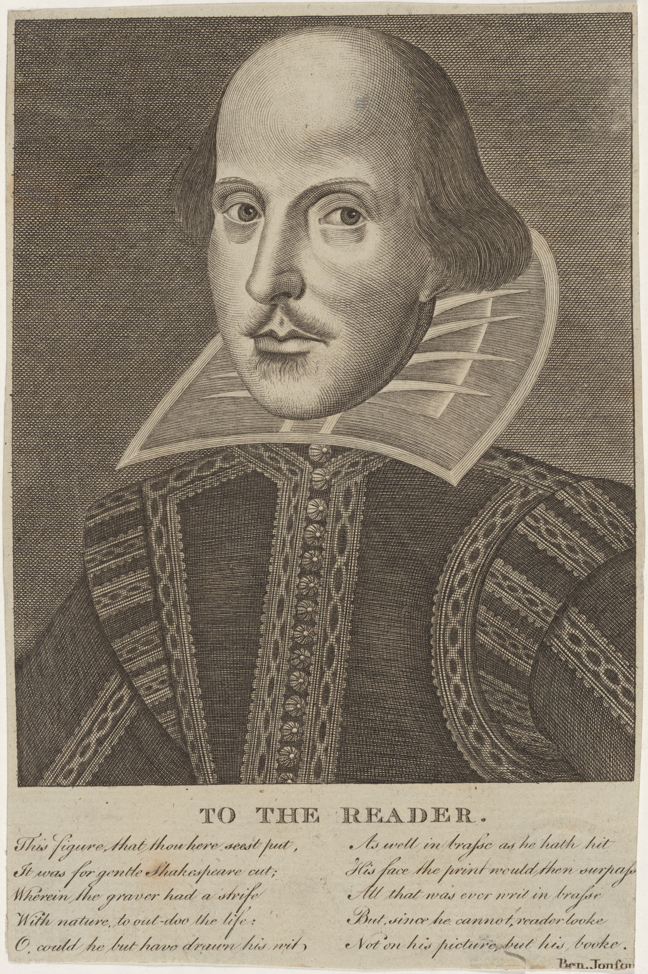 William Shakespeare by Martin Droeshout